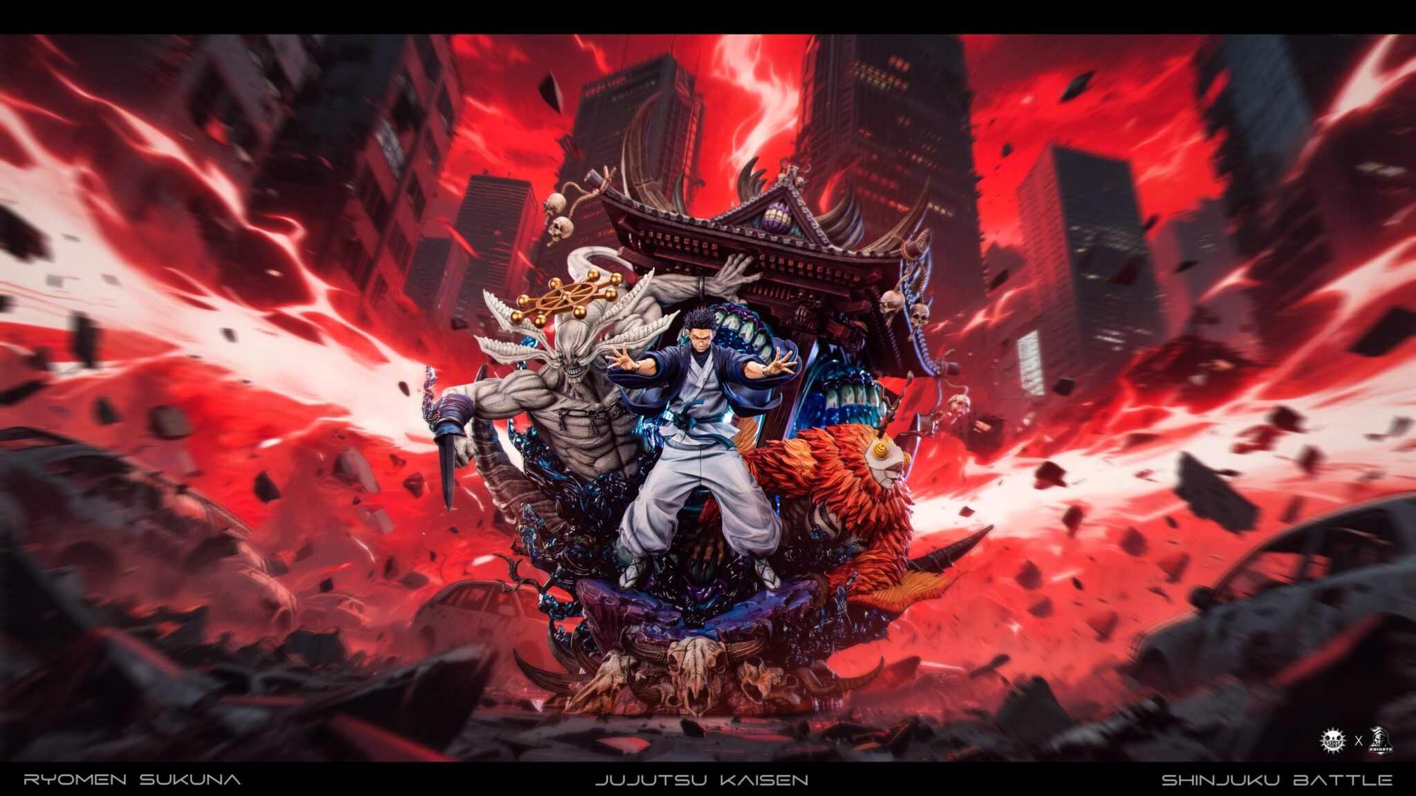 Jujutsu Kaisen - Sukuna - Temple x ZanyJoke - Monkey Hobby since 2017