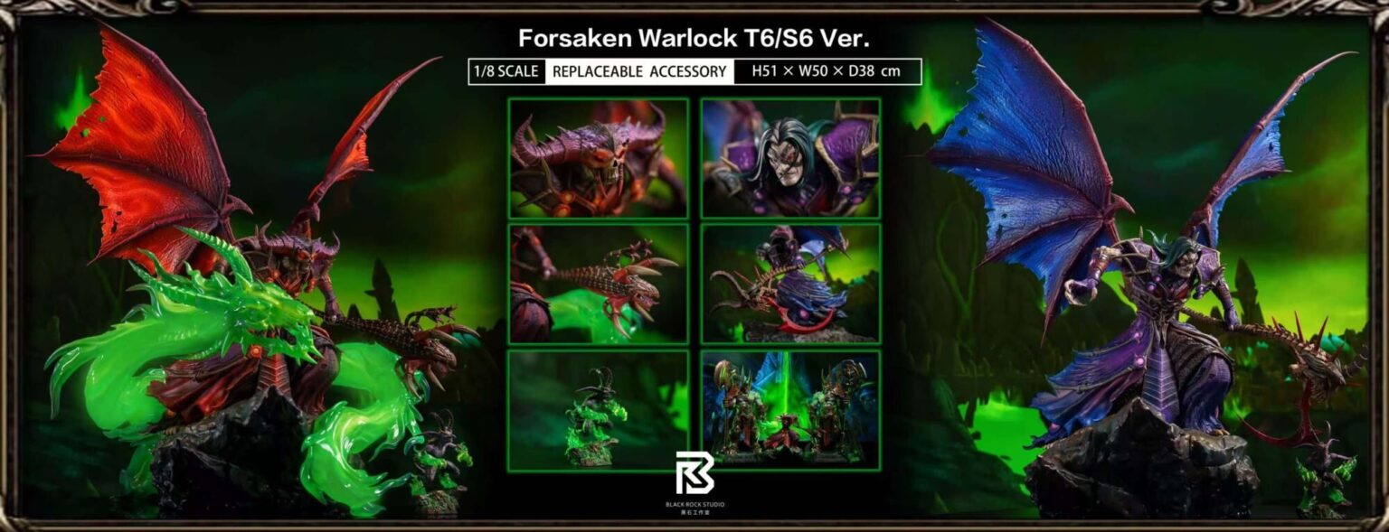 World of Warcraft - Forsaken Warlock - Black Rock - Monkey Hobby since 2017