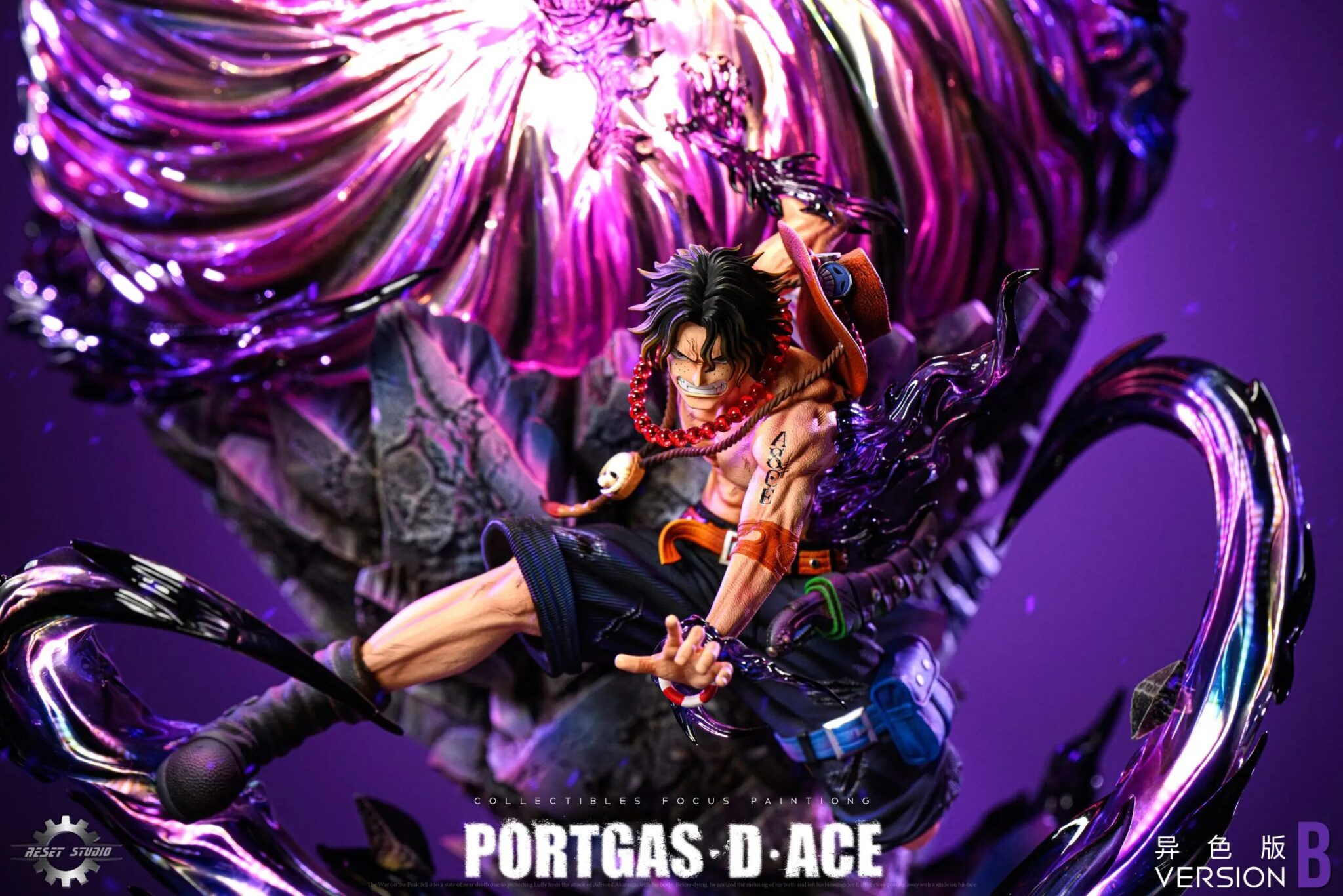 One Piece - Port Gas D. Ace - Reset studio - Monkey Hobby since 2017