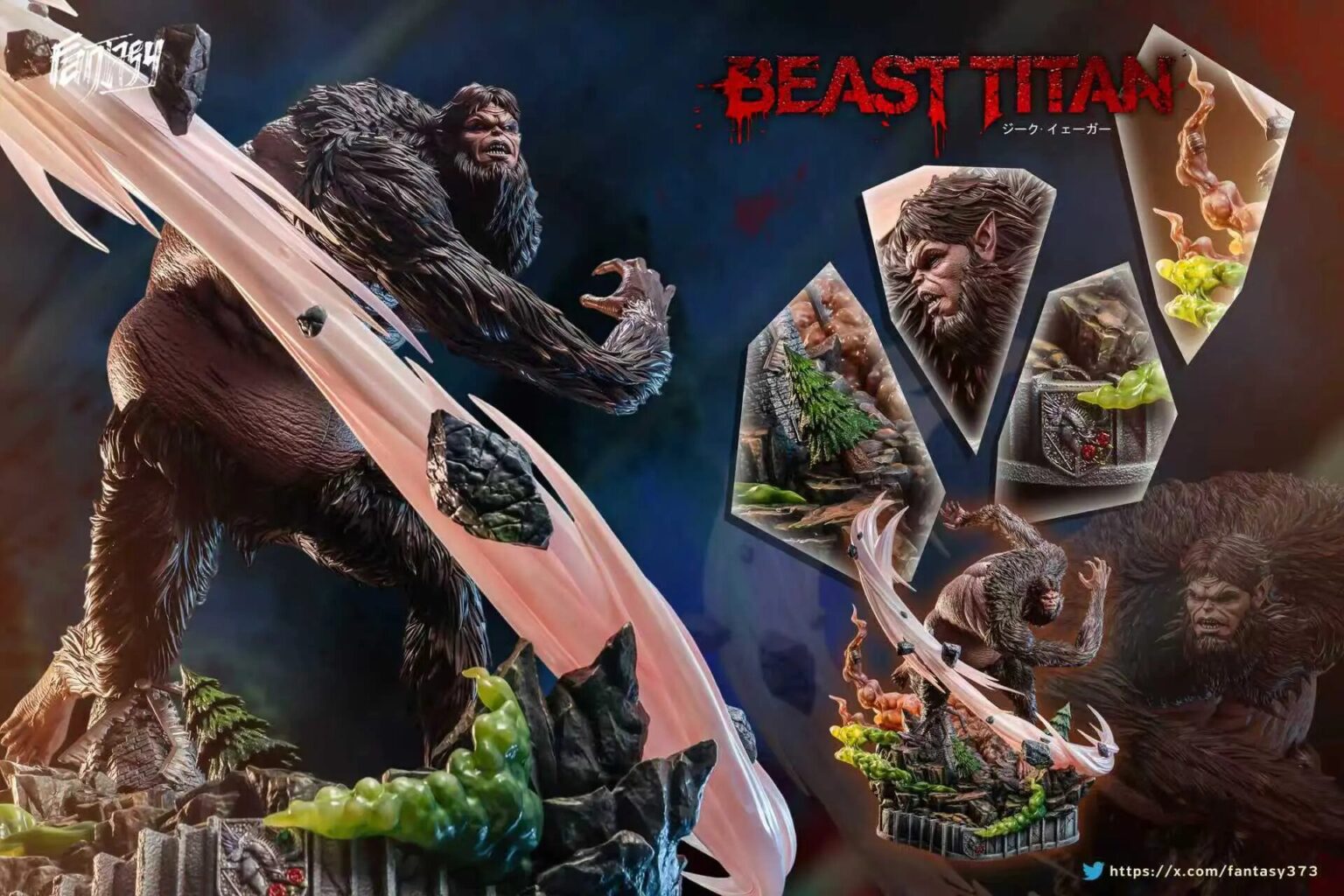 Attack on Titan - Beast Titan - Fantasy Studio - Monkey Hobby since 2017
