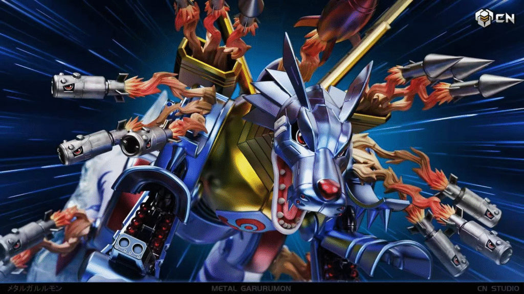 Digimon - Metal Garurumon - CN studio - Monkey Hobby since 2017