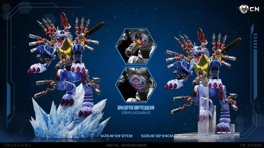 Digimon - Metal Garurumon - CN studio - Monkey Hobby since 2017