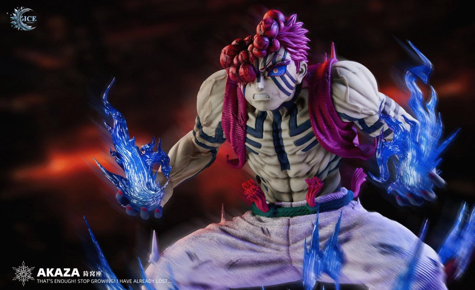 Demon Slayer - Akaza - Ice - Monkey Hobby since 2017