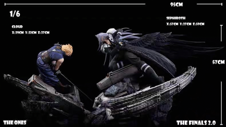Final Fantasy 7 remake - Cloud vs Sephiroth - The Ones - Monkey Hobby ...
